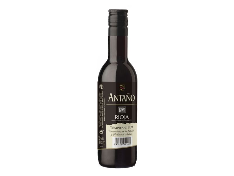 VINO TINTO ANTAÑO RIOJA TEMPRANILLO COSECHA 187ML